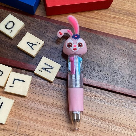 Office | Bunny Rabbit Pink 4 Color Ballpoint Pen | Poshmark